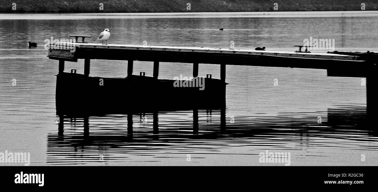 Deep water pier Black and White Stock Photos & Images - Alamy
