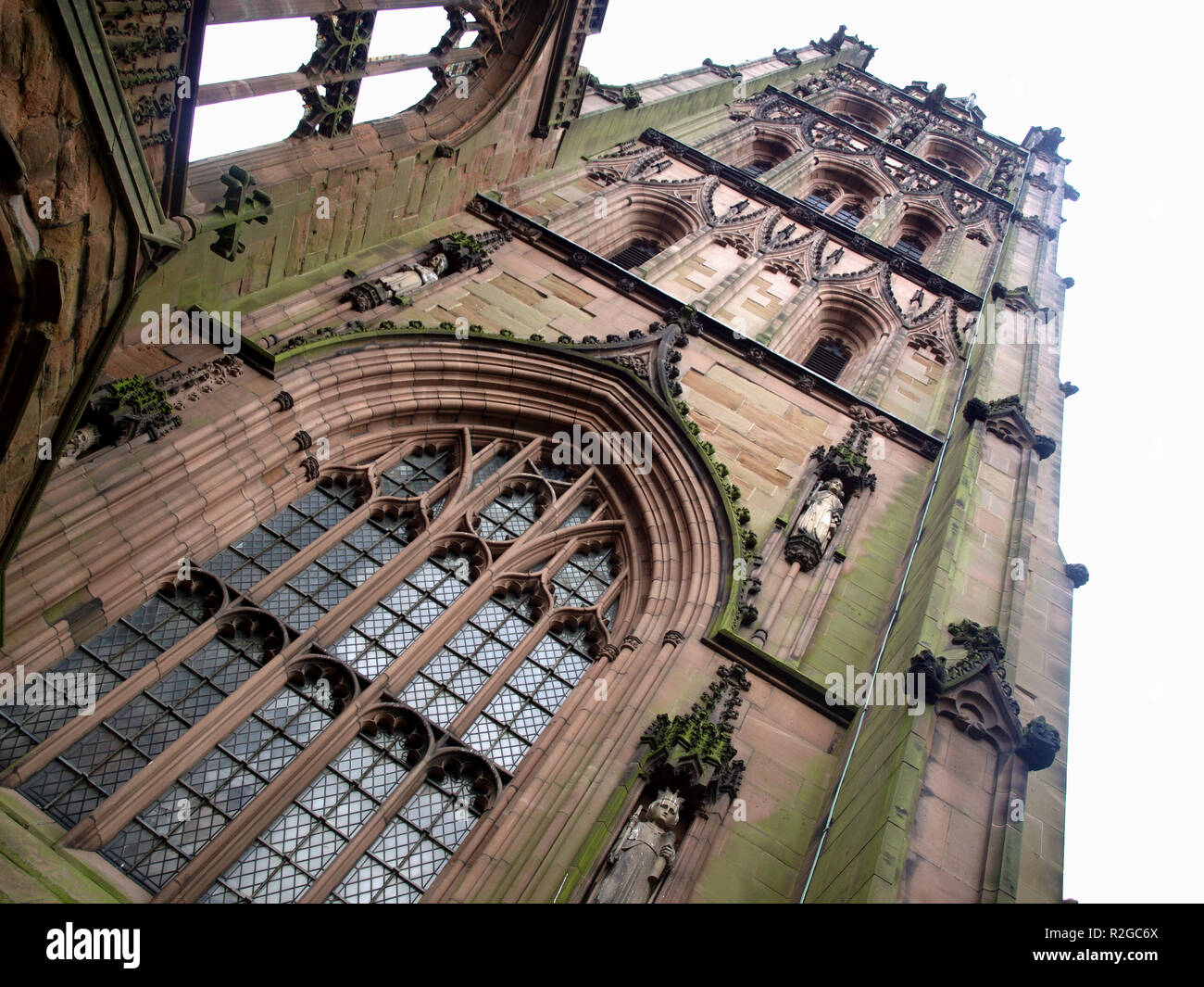 Spire at Coventry Cathedral, Englandt Coventry Cathedral, Coventry ...