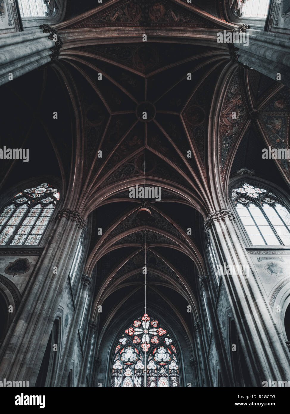 Vienna Austria Stained Glass Window High Resolution Stock Photography ...