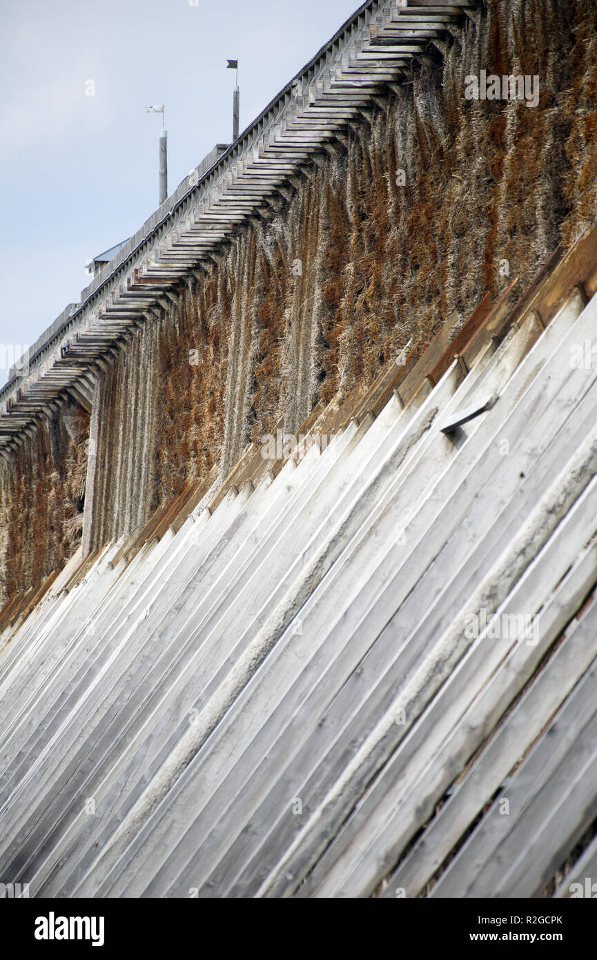 Europe’s largest wooden complex of three graduation towers with a total ...