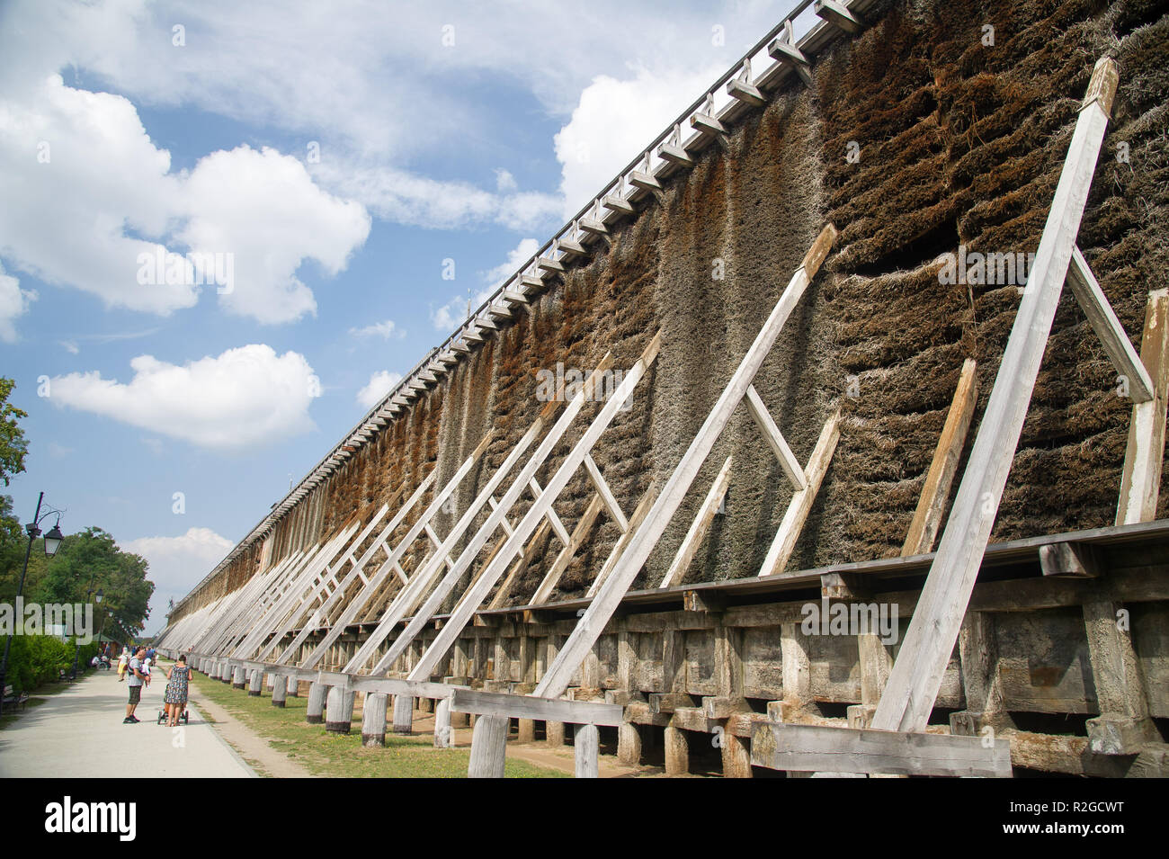 Europe’s largest wooden complex of three graduation towers with a total ...
