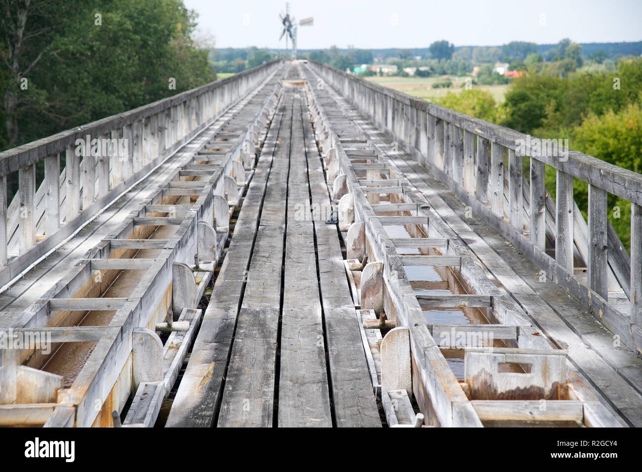 Europe’s largest wooden complex of three graduation towers with a total ...
