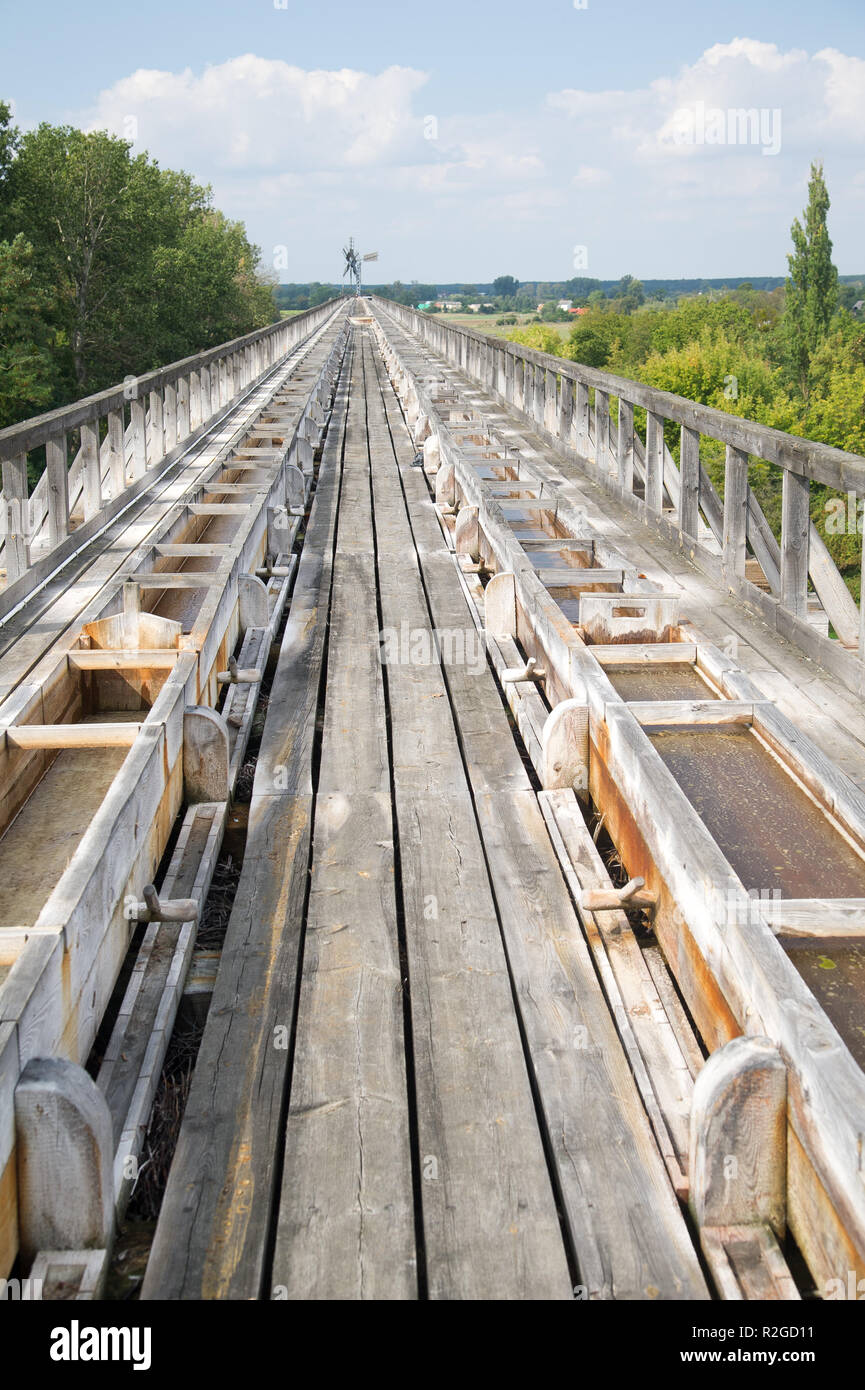 Europe’s largest wooden complex of three graduation towers with a total ...