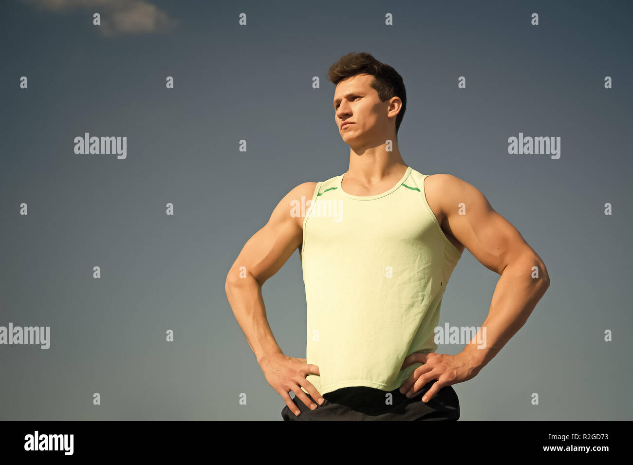 Biceps and triceps muscles hi-res stock photography and images - Alamy