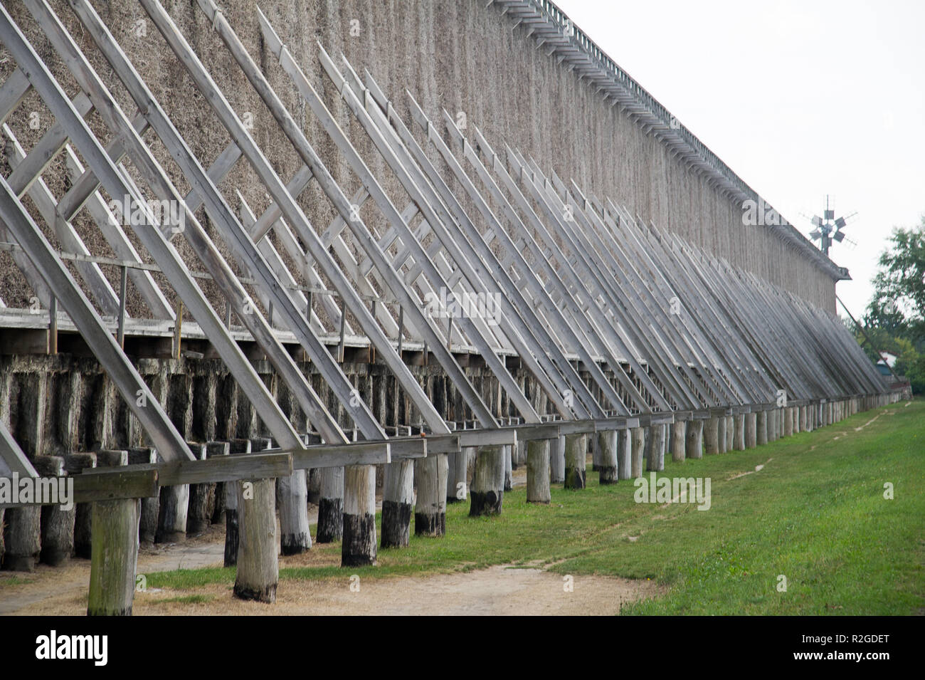 Europe’s largest wooden complex of three graduation towers with a total ...