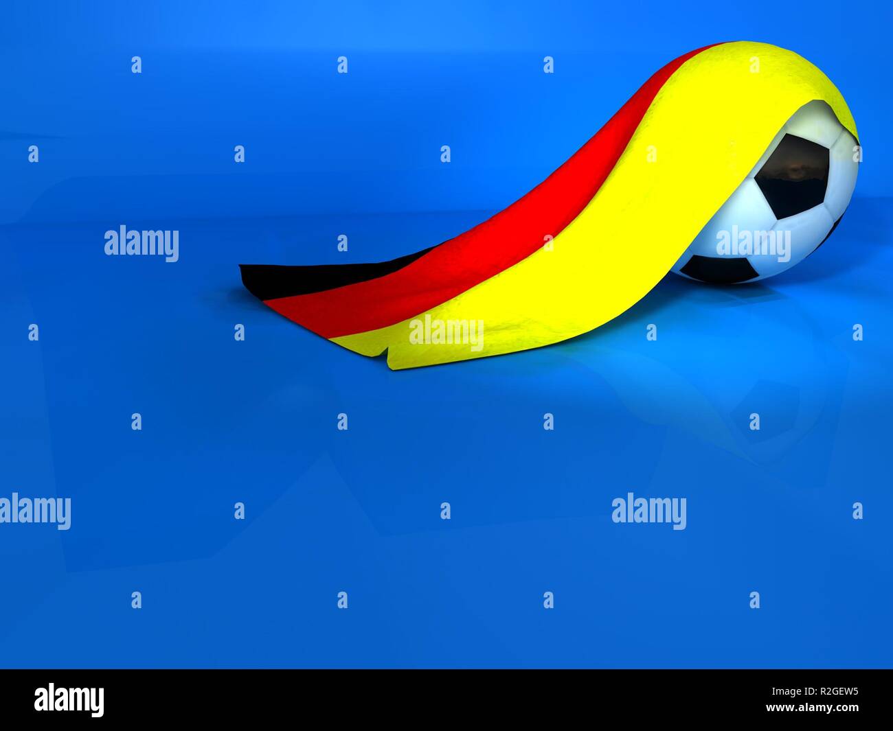 football in blue Stock Photo - Alamy