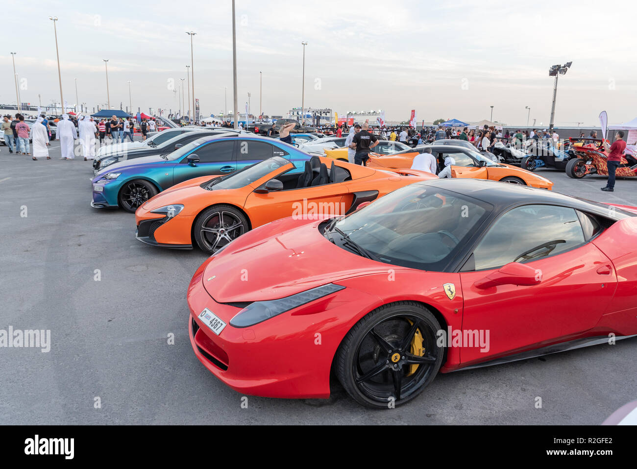 November 16, 2018, Gulf Car Festival, Dubai, United Arab Emirates, it's ...