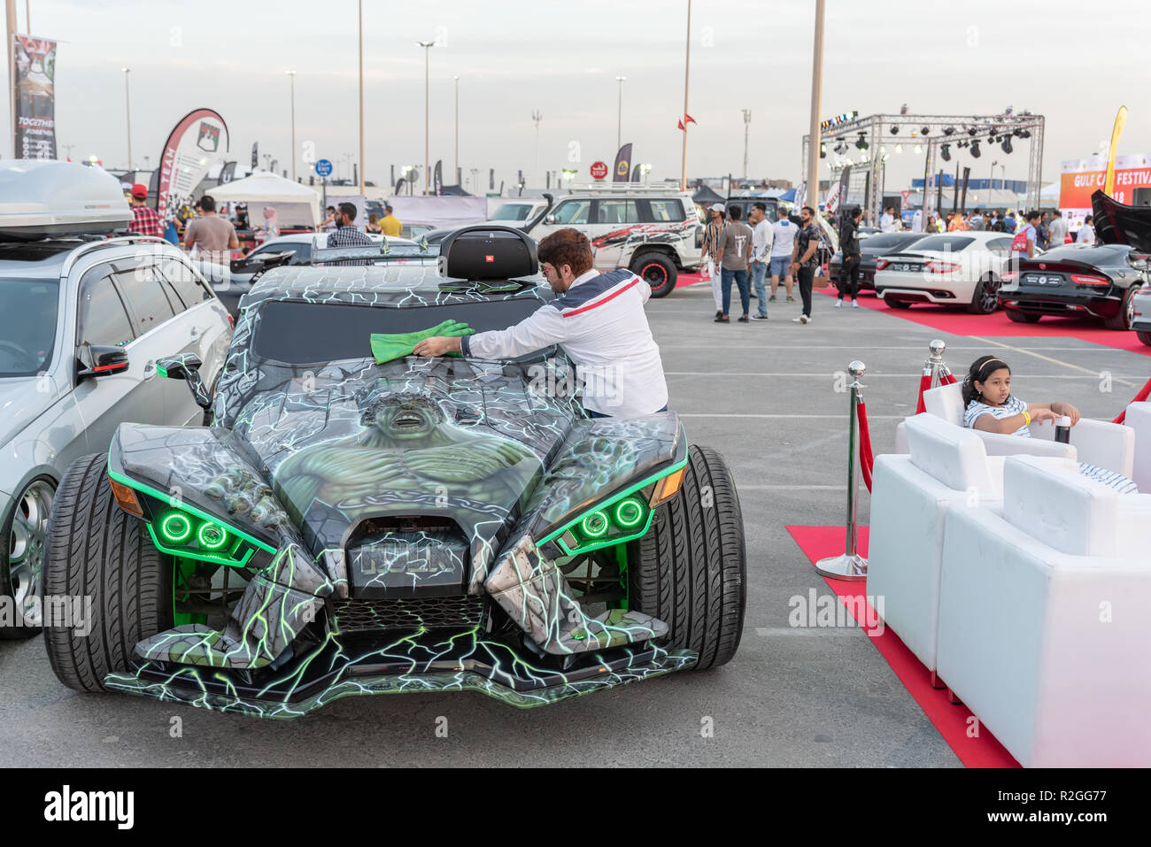 November 16, 2018, Gulf Car Festival, Dubai, United Arab Emirates, it's ...