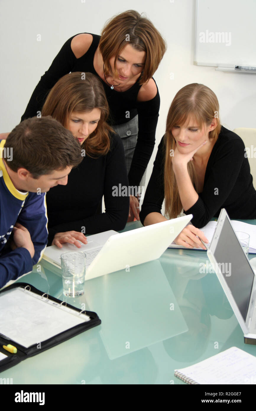 work in groups Stock Photo - Alamy