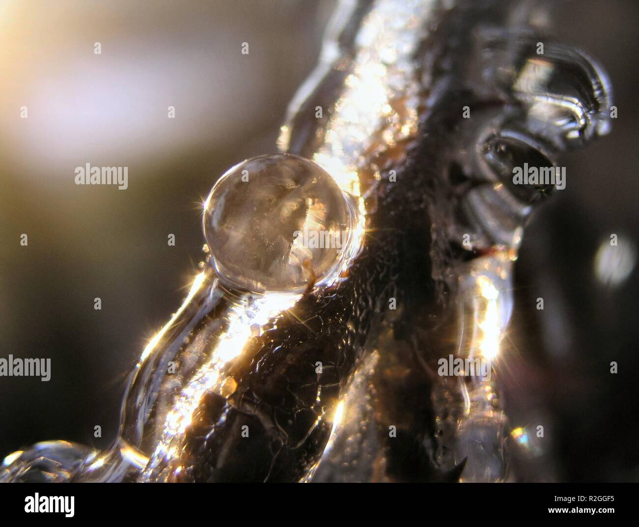 light in ice Stock Photo - Alamy