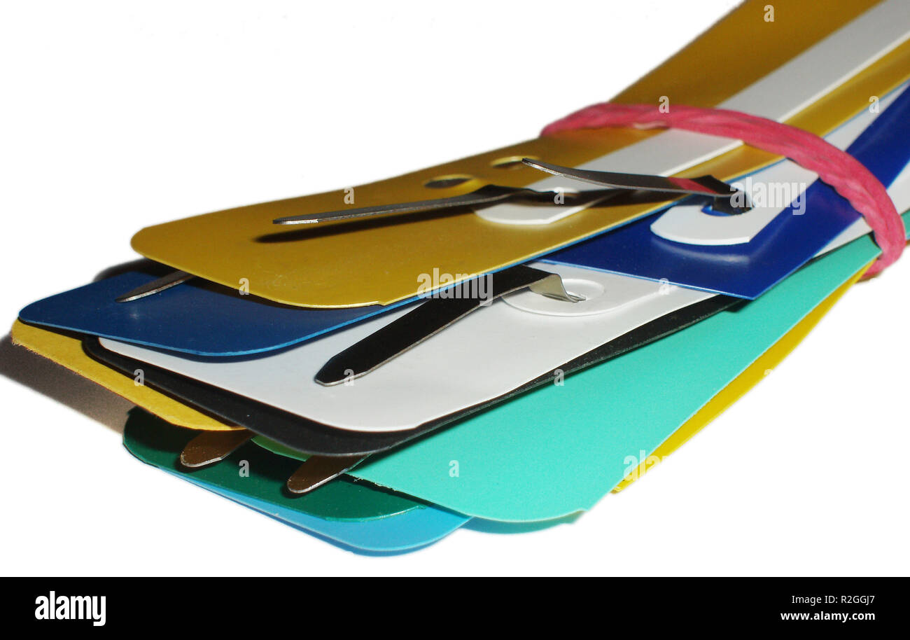 colorful filing strips Stock Photo - Alamy
