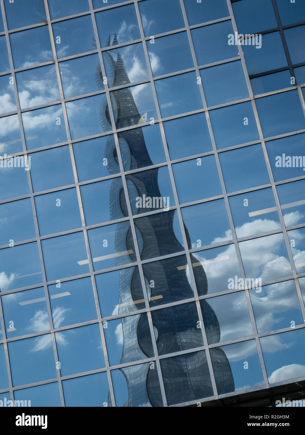 The Shard reflected in a building opposite Stock Photo - Alamy