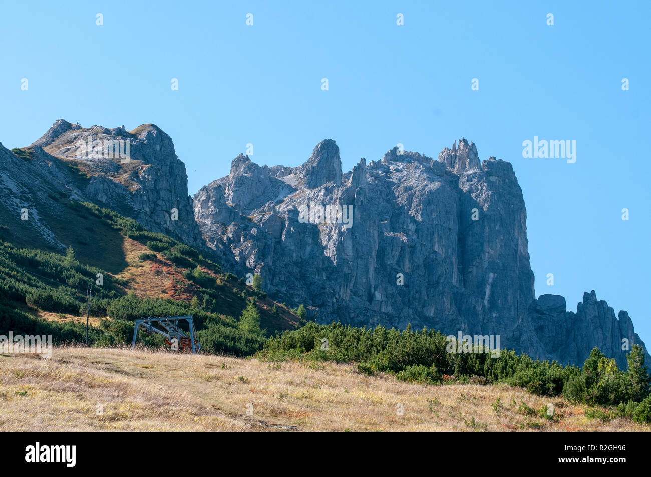 The summit of Elfer mountain, Neustift im Stubaital, Tirol, Austria ...