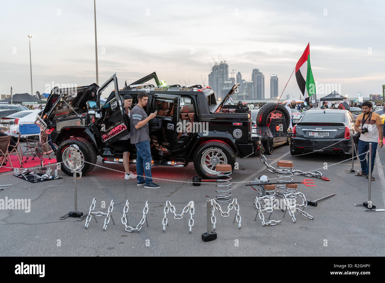 November 16, 2018, Gulf Car Festival, Dubai, United Arab Emirates, it's ...