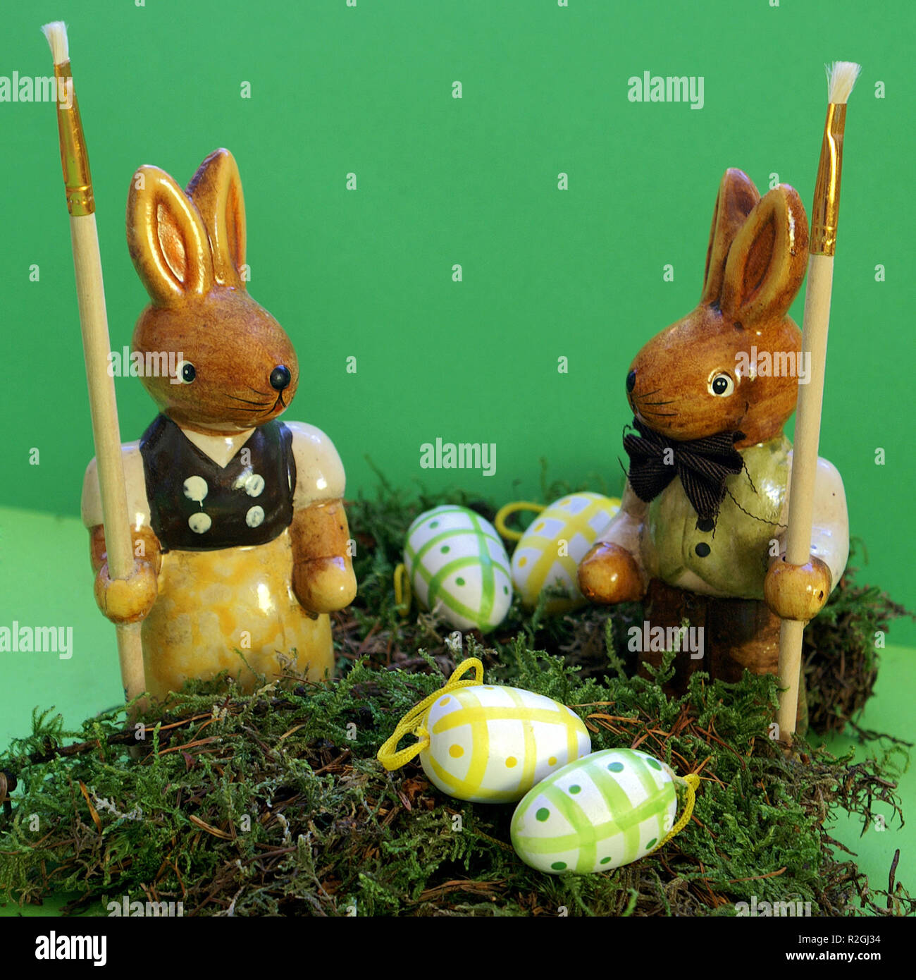 Easter rabbit rabbits hare hares bunny bunnies hi-res stock photography ...
