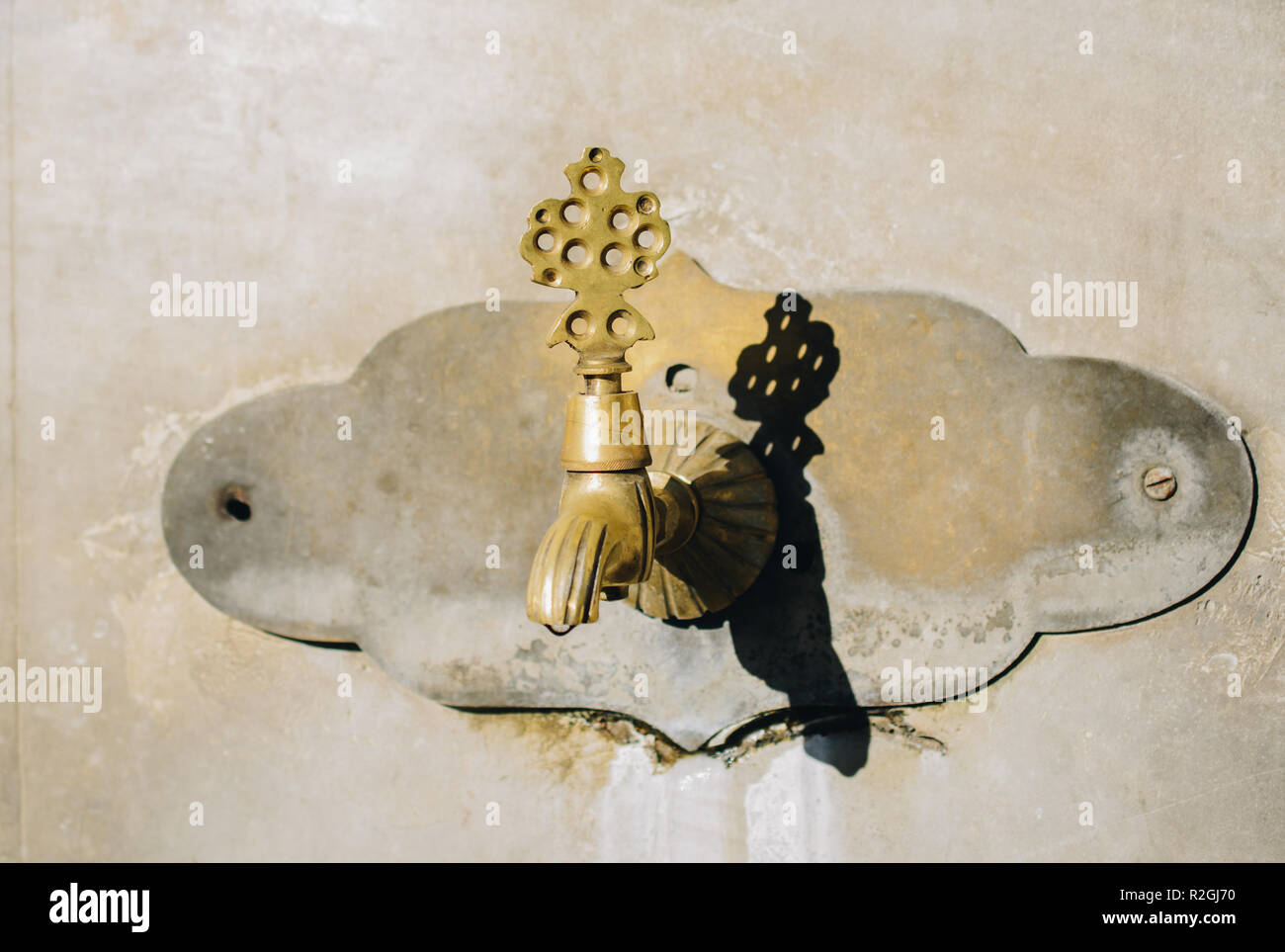 Turkish Ottoman style water tap examples Stock Photo - Alamy