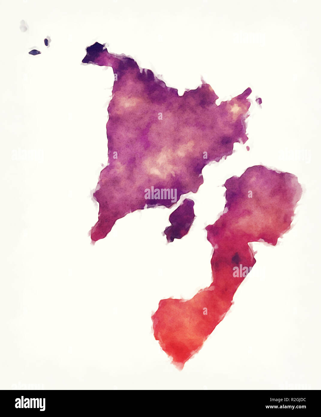 Visayas map hi-res stock photography and images - Alamy