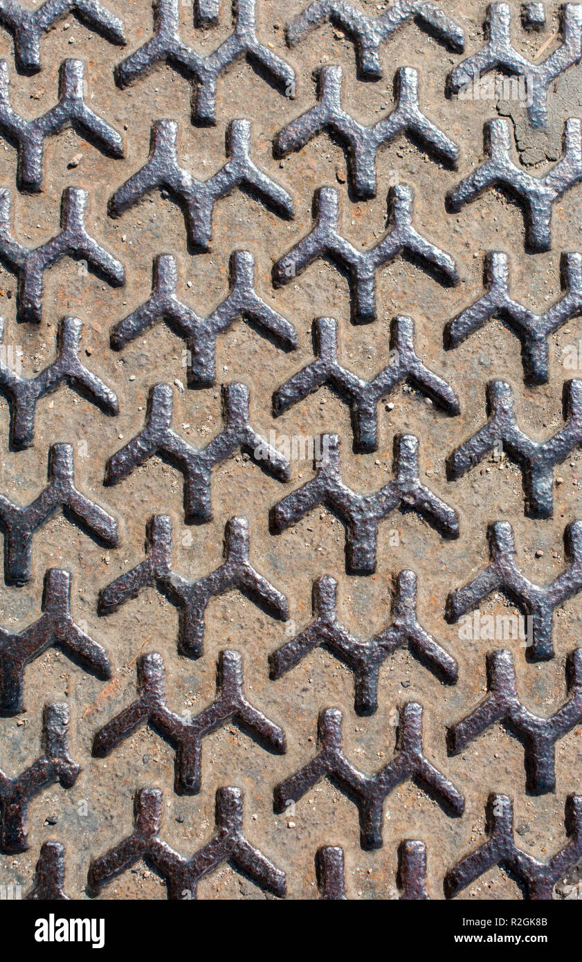 Example of art patterns applied on metals Stock Photo - Alamy