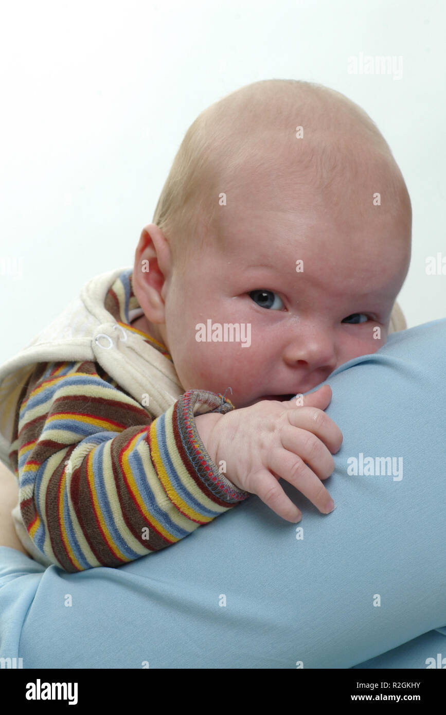 shy look from baby Stock Photo - Alamy