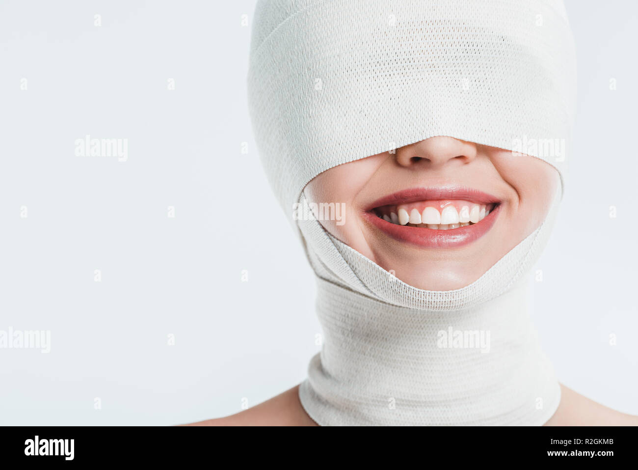Bandages face hi-res stock photography and images - Alamy