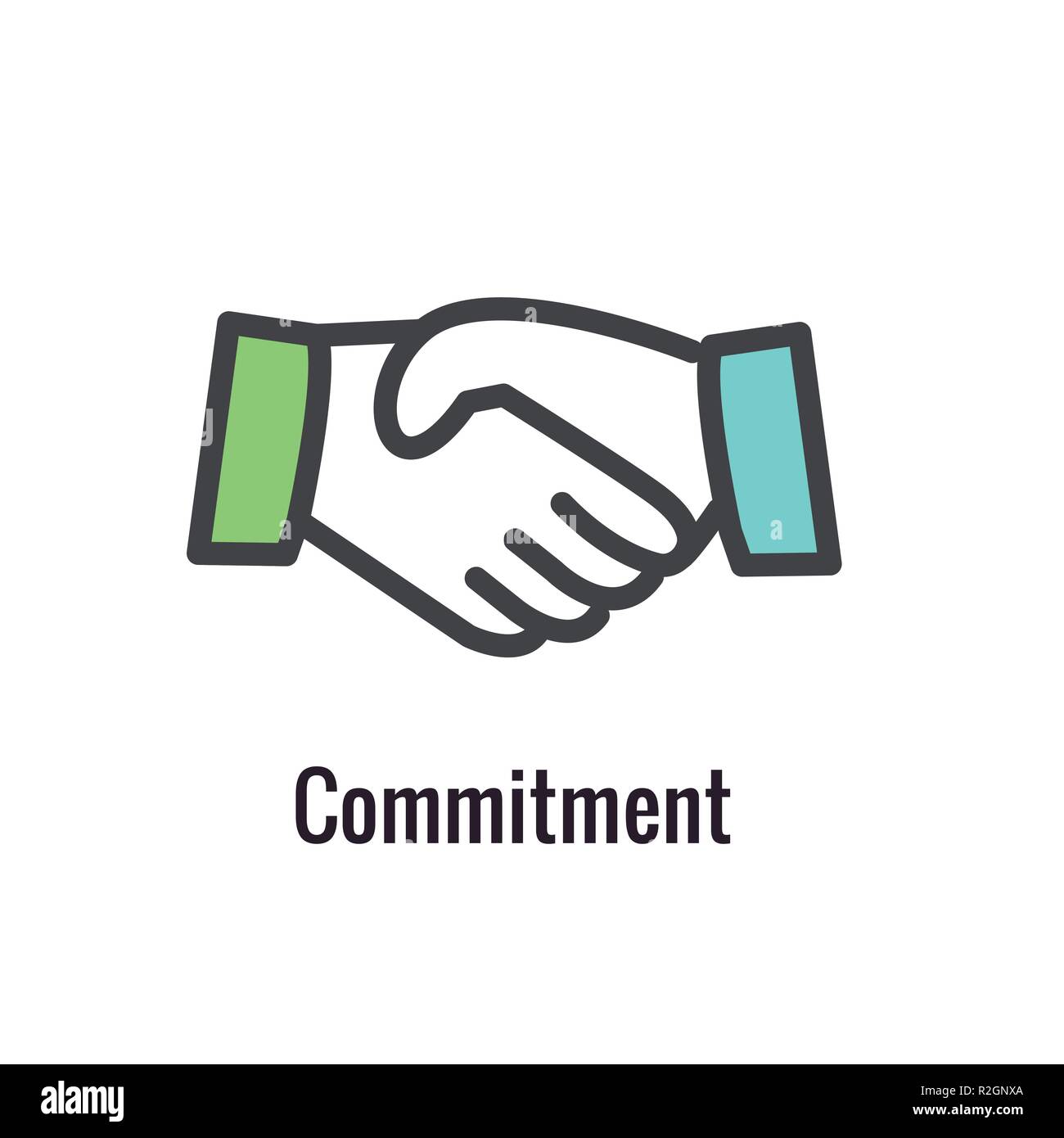 Core Values Outline or Line Icon Conveying Specific Purpose Stock ...