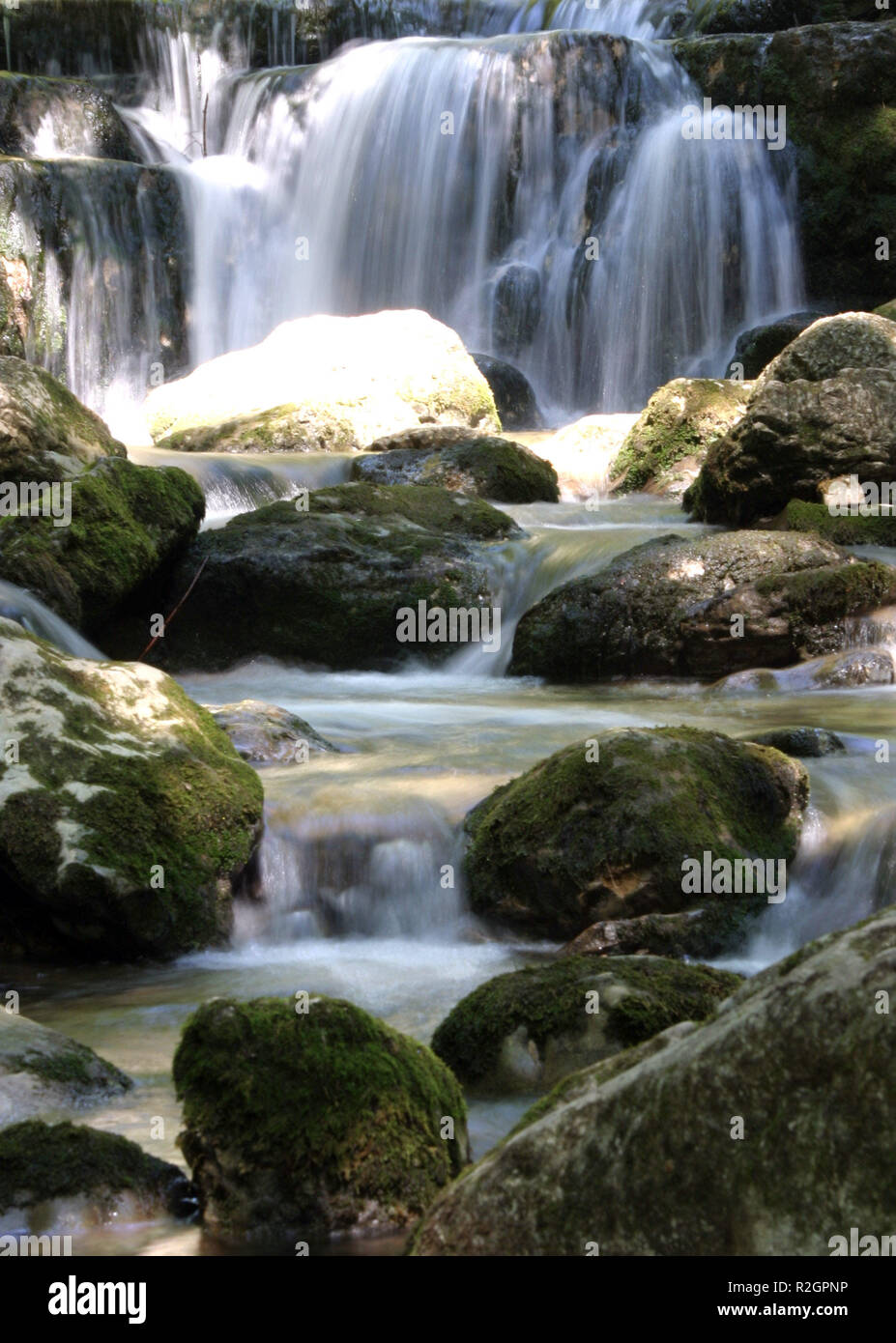 cascade of the herisson Stock Photo - Alamy
