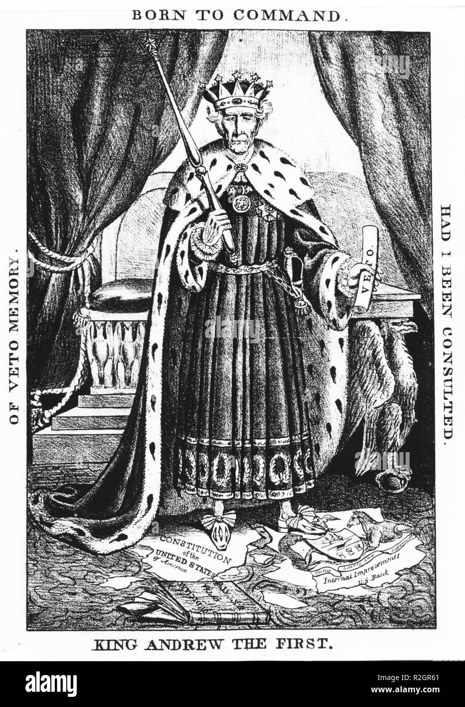 Andrew Jackson Cartoon High Resolution Stock Photography and Images - Alamy