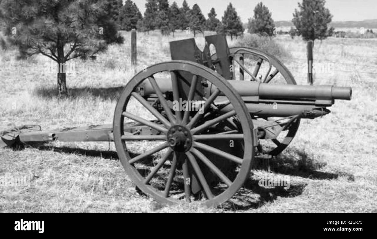 Photo of M1905 Howitzer used by Allied Forces in World War I Stock ...