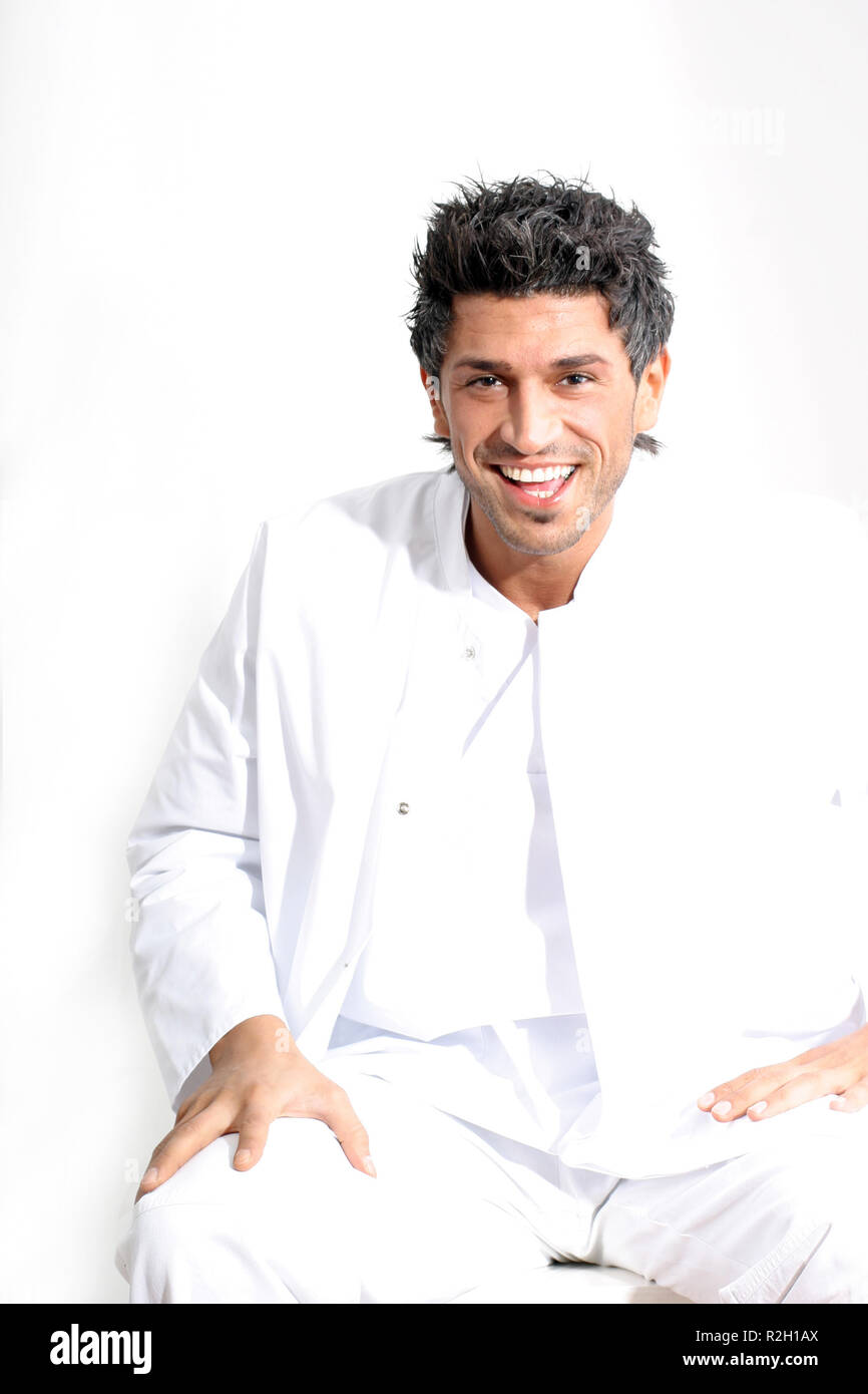 man in white Stock Photo - Alamy