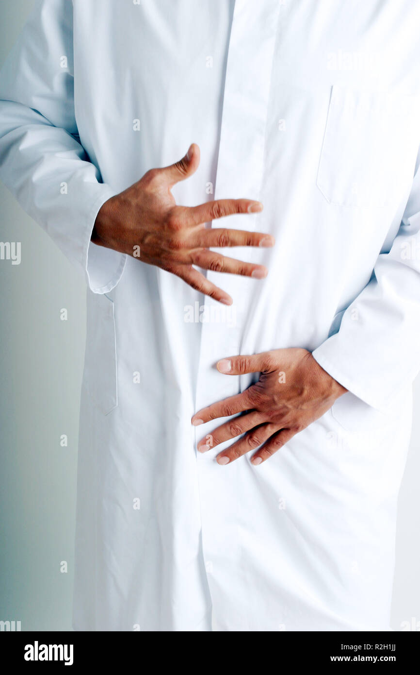 White smock hi-res stock photography and images - Alamy