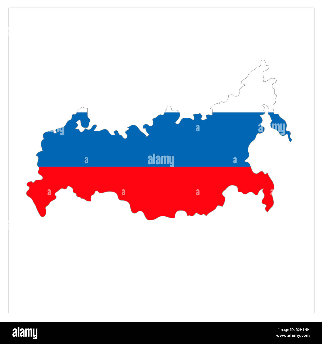 Russia china map Cut Out Stock Images & Pictures - Alamy