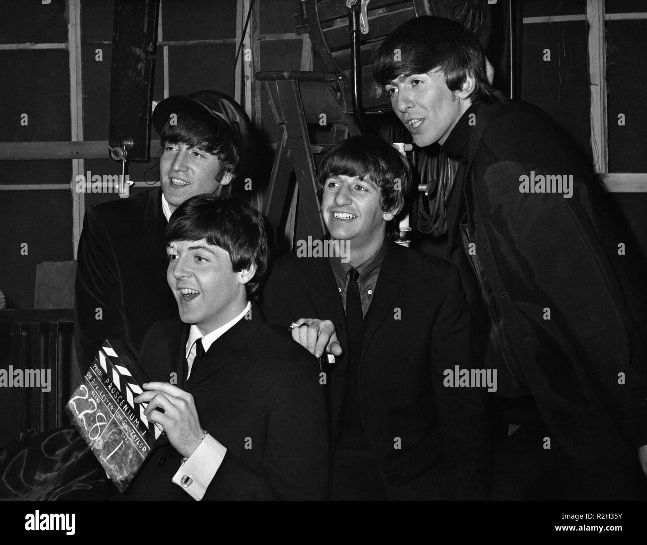 A Hard Day's Night Year : 1964 UK Director : Richard Lester John Lennon ...