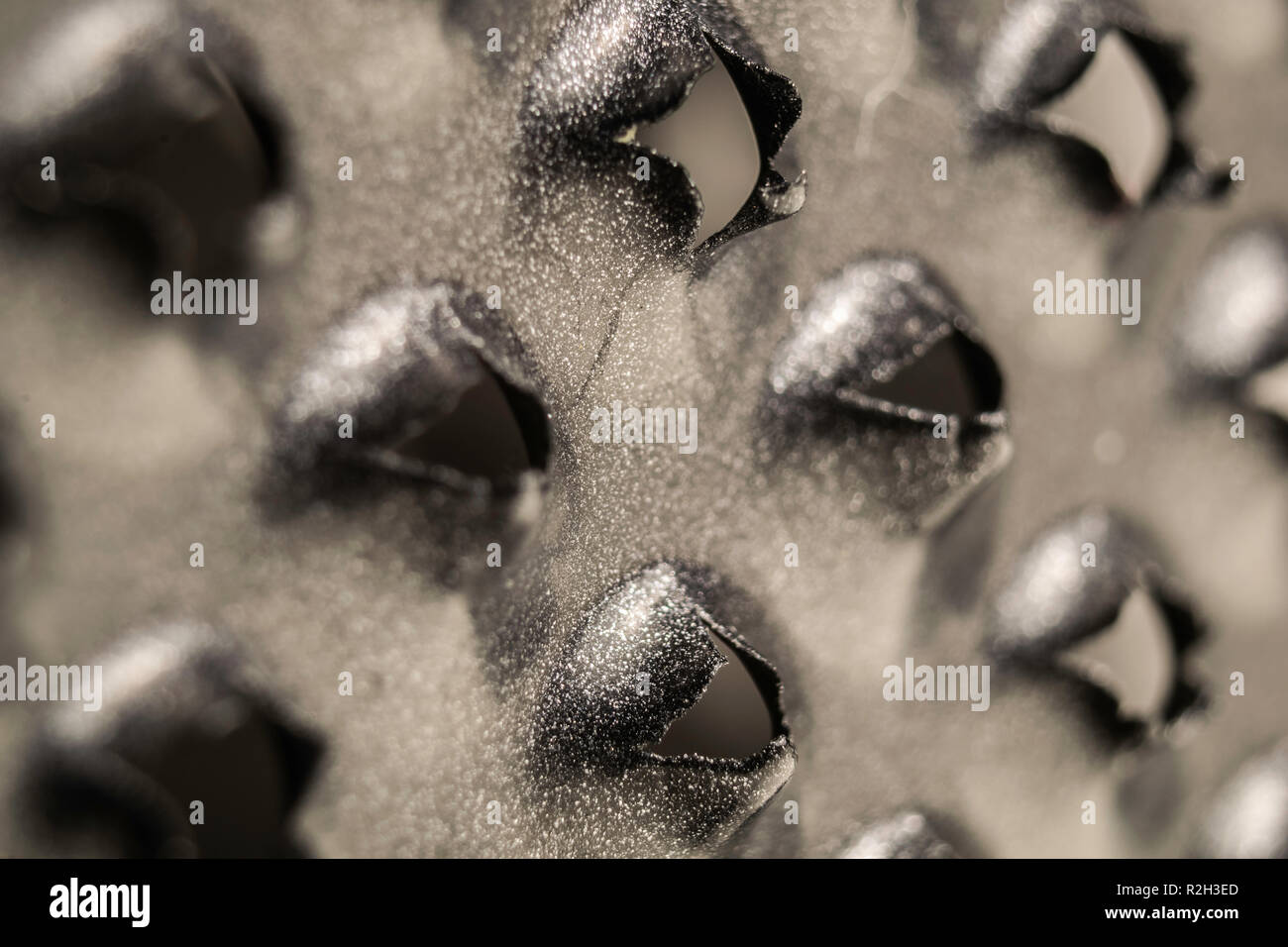 Cheese grater close-up Stock Photo - Alamy