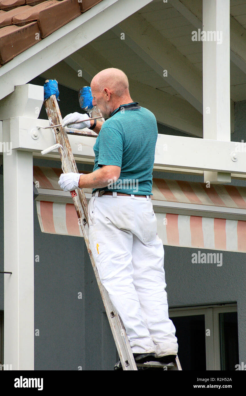 painters at work 4 Stock Photo - Alamy