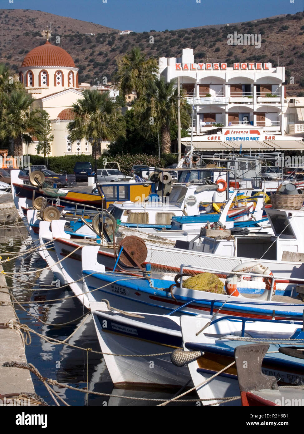 Fishing Boats, Crete Stock Photo - Alamy