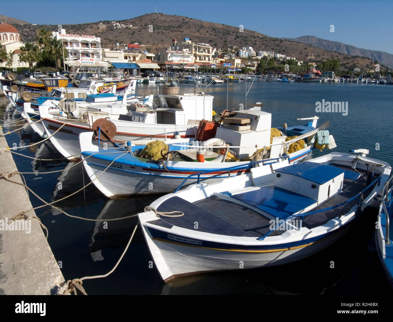 Fishing Boats, Crete Stock Photo - Alamy