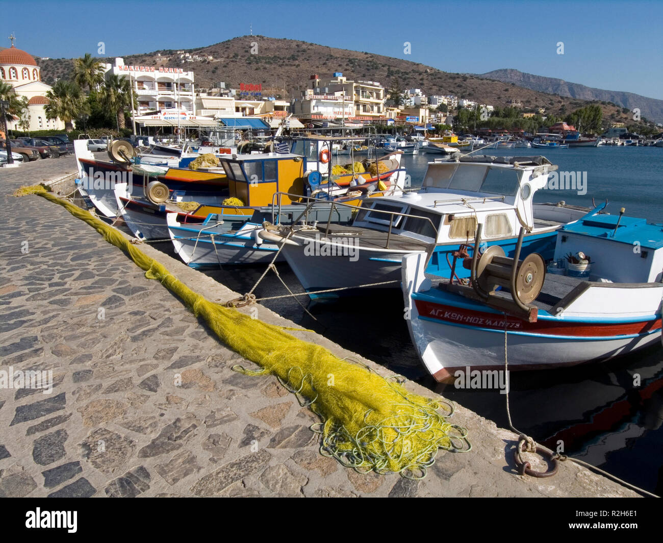 Fishing Boats, Crete Stock Photo - Alamy