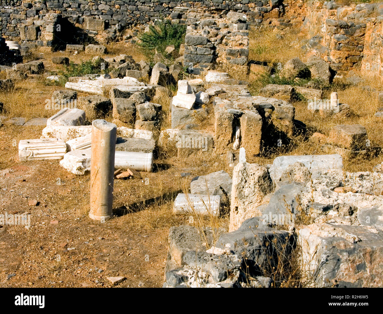 Byzantine Ruins, Crete Stock Photo - Alamy