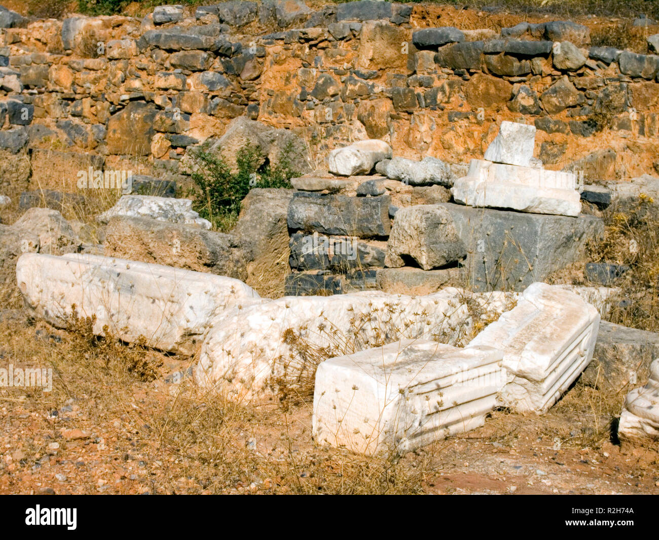 Byzantine Ruins, Crete Stock Photo - Alamy