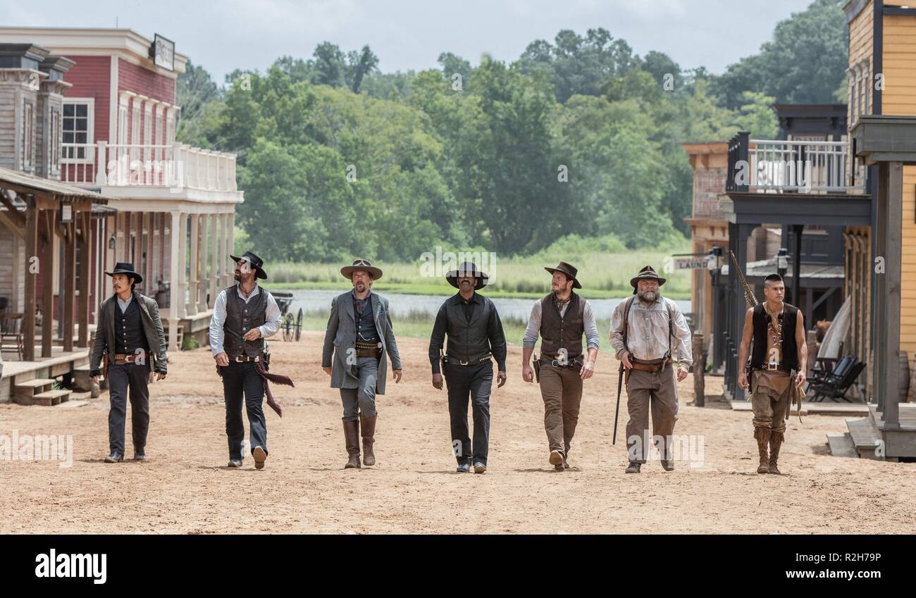 The Magnificent Seven Year : 2016 USA Director : Antoine Fuqua Byung ...