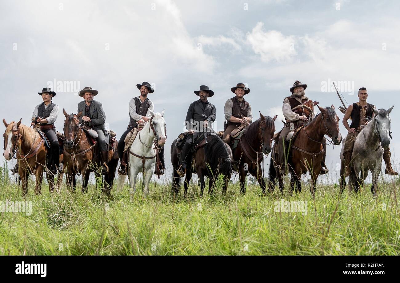 The Magnificent Seven Year : 2016 USA Director : Antoine Fuqua Byung ...