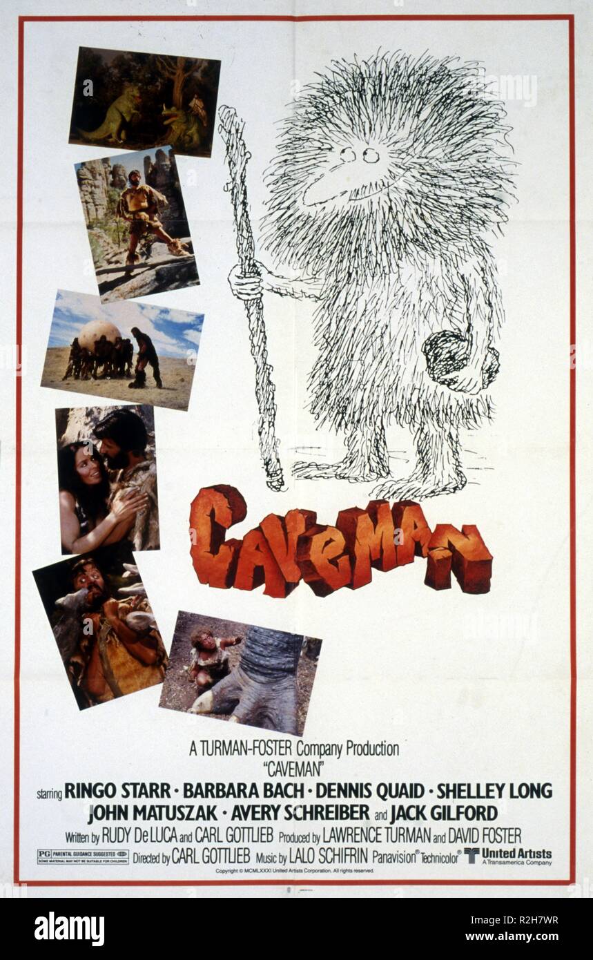 Movie poster caveman 1981 hi-res stock photography and images - Alamy