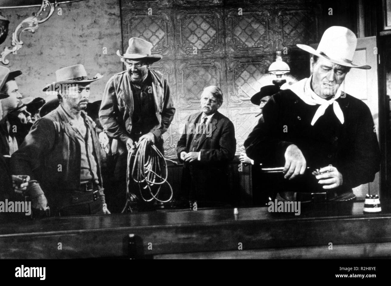 The man who shot liberty valance 1962 Black and White Stock Photos ...