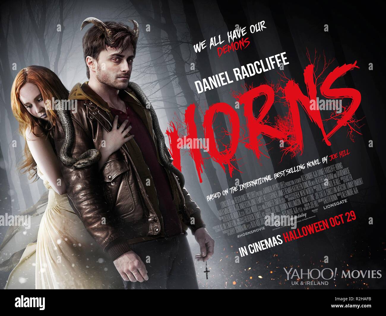 Daniel Radcliffe Horns Poster