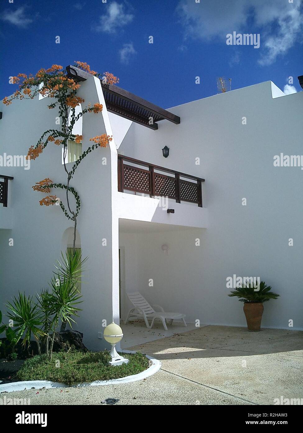 flowery house facade ii Stock Photo - Alamy