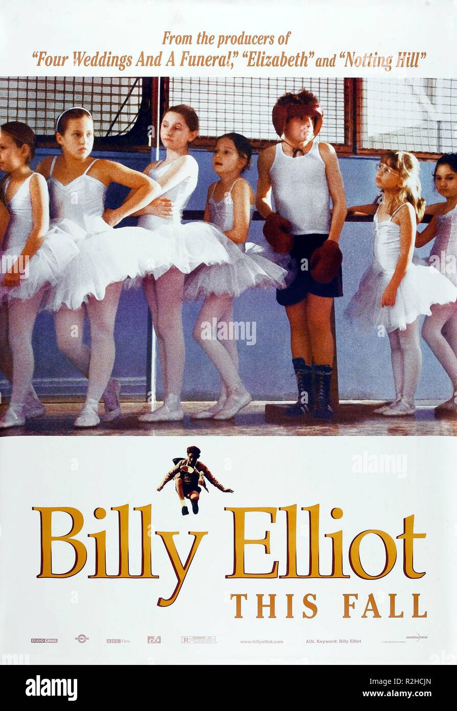 Billy Elliot Year : 2000 UK Director : Stephen Daldry Jamie Bell Movie poster (USA Stock Photo ...