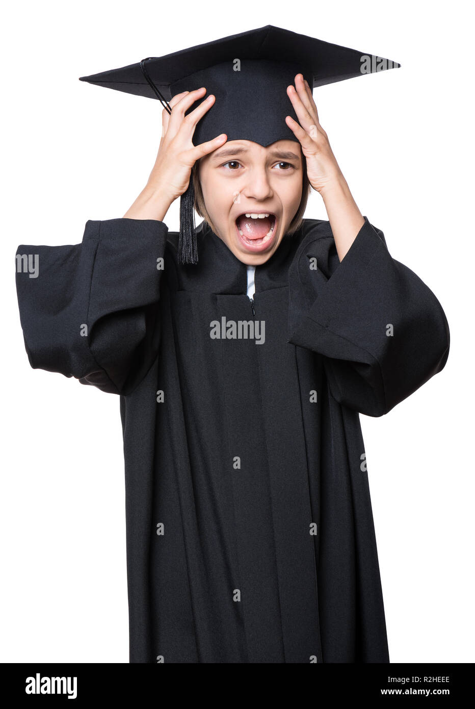 Graduate teen girl student Stock Photo - Alamy