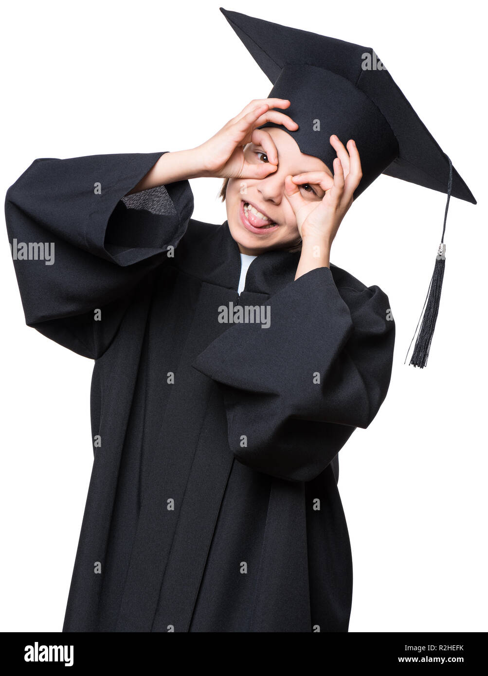 Graduate teen girl student Stock Photo - Alamy