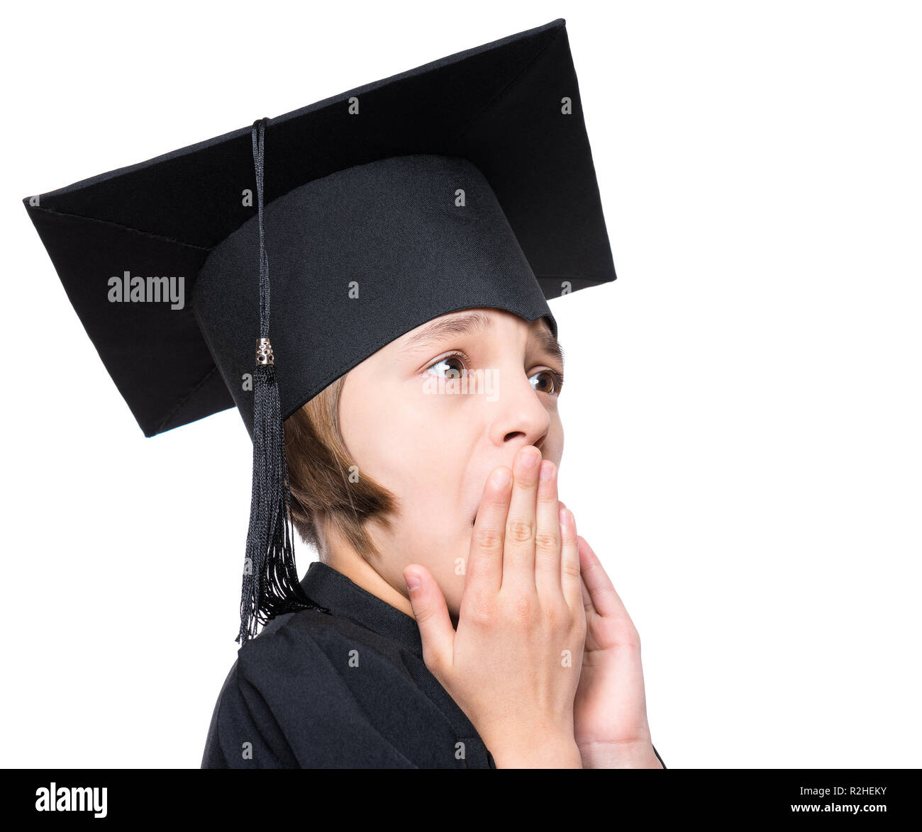 Graduate teen girl student Stock Photo - Alamy