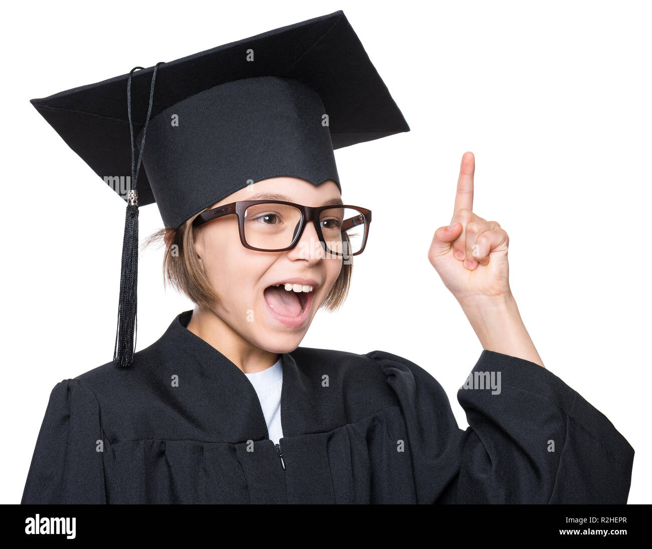 Graduate teen girl student Stock Photo - Alamy